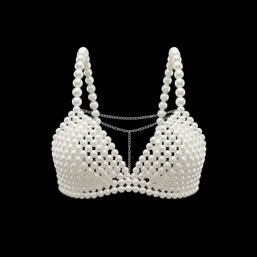 Mona - Luxurious Pearl Bralette Cami | 30two